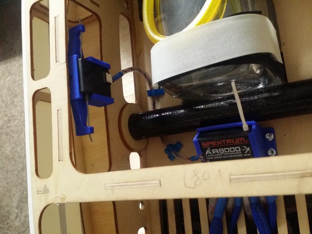 Spektrum remote receiver holder