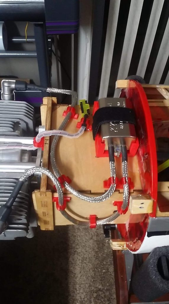 Fuel line/ ignition line holder