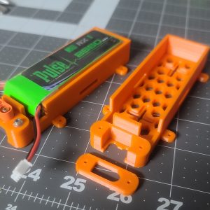 Battery tray with ic3 connector mount – Morgans Custom 3D Printing