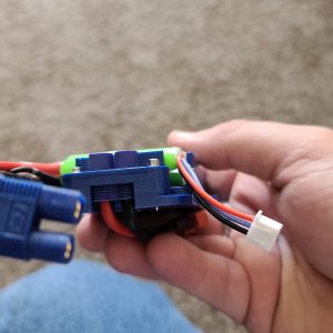 Battery tray with EC3 connector mount – Morgans Custom 3D Printing